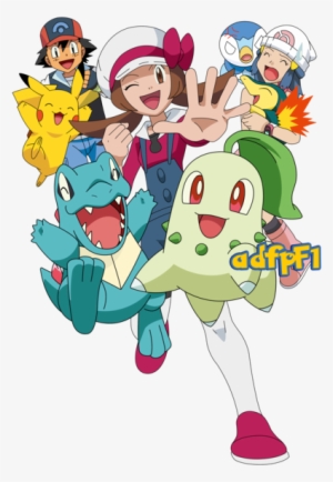 Download Ash , Maya, Lira Y Pokemon (01) By Adfpf1 Pikachu - Pokemon ...
