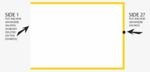 How To Remove One Side Of A Rectangle, Or 2 - Paper Product PNG Image ...