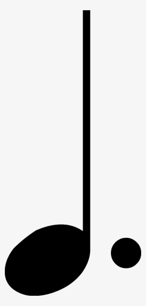 What Does A Dot Do When Added To A Note - Dotted Note PNG Image ...