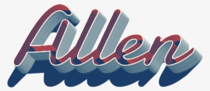 Allen 3d Letter Png Name - Allen Name Tag PNG Image | Transparent PNG ...
