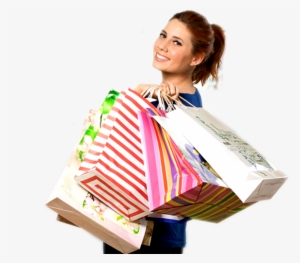 Shop Till You Drop - Shopping Girl Image Png PNG Image | Transparent ...