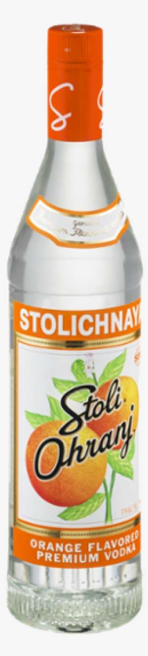 Stolichnaya Stoli Ohranj Vodka - 750 Ml Bottle PNG Image | Transparent ...