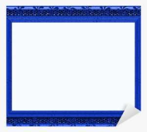 Special Royal Blue Frame Landscape Isolated Copye Sticker PNG Image ...