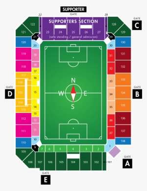 Orlando City Gameday Map - Orlando City Stadium Map PNG Image ...