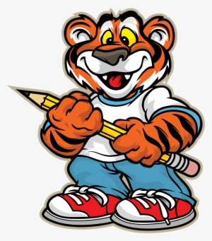 School Clipart Tiger - Tiger School Clipart PNG Image | Transparent PNG ...