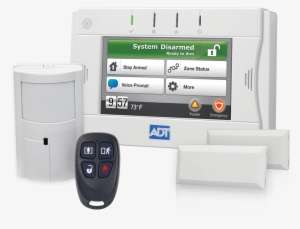 Adt Alarm System - Dsc Wtk5504 Alarm Wireless Touch Screen PNG Image ...