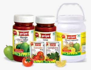 Priya Pickles - Priya Mixed Vegetable Pickle, 500g PNG Image ...