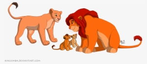 Go To Image - Simba And His Family PNG Image | Transparent PNG Free ...