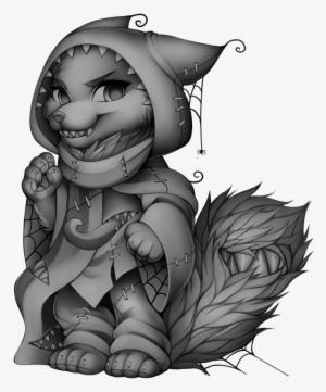 Spooky Fox Base - Spooky Fox Furvilla Base PNG Image | Transparent PNG ...