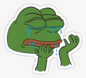 The Frog Phone Stickers - Pepehands Emote PNG Image | Transparent PNG ...