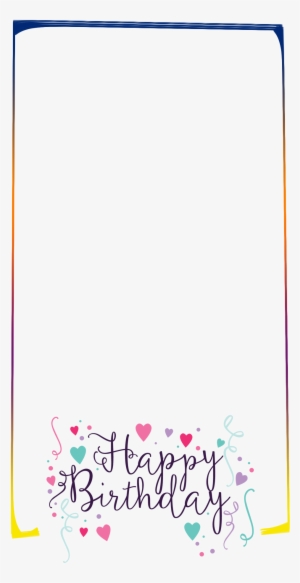 Birthday Clip Art Ribbon - Birthday Border PNG Image | Transparent PNG ...