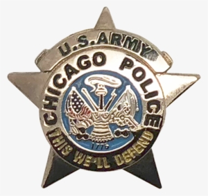 Chicago Police Department Star Lapel Pin - Badge PNG Image ...