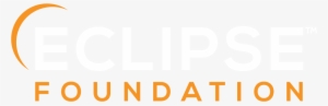 Eclipse Foundation White & Orange Logo - Eclipse Foundation PNG Image ...