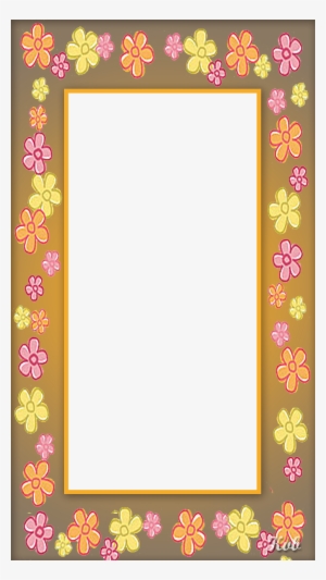 Simple Flowers Frames - Best Wedding Png Frames PNG Image | Transparent ...