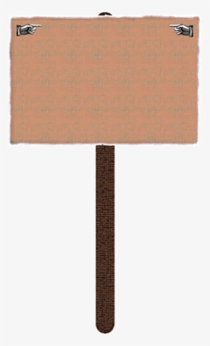 Sign On Stick Png - Sign On Stick Transparent PNG Image | Transparent ...