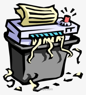 Shredding Paper Clip Art