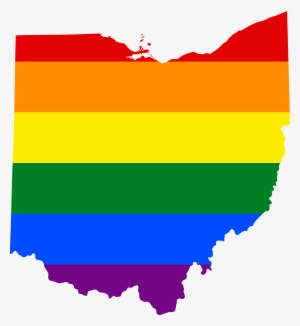 Lgbt Flag Map Of Ohio - Ohio Congressional Districts 2018 PNG Image ...