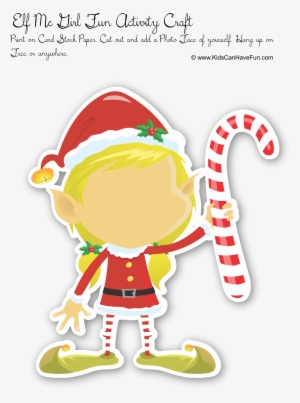 Make Me An Elf Boy Christmas Craft Christmas Elf Clipart PNG Image ...