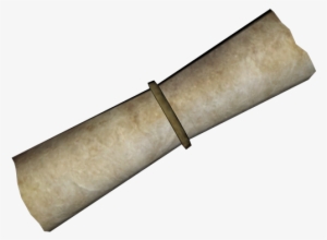 Scroll Of Lightning Bolt - Elder Scrolls Magic Scroll PNG Image ...