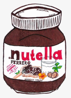 Vector Black And White Download Pin By Sandra On Clipart - Nutella ...