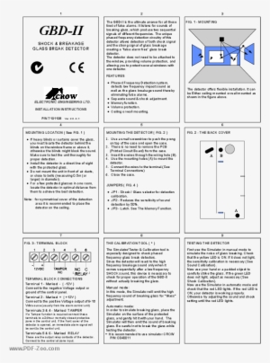 Manual Preview - Glass Break Detector PNG Image | Transparent PNG Free ...