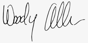 Open - Woody Allen Signature PNG Image | Transparent PNG Free Download ...