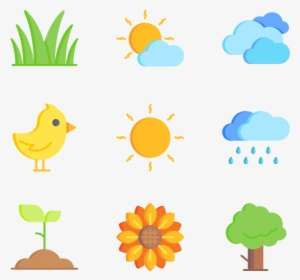 Spring 50 Icons - Flower Icon Transparent Color PNG Image | Transparent ...