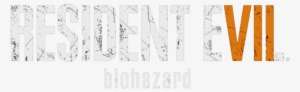 Resident Evil 7 Official Logo - Resident Evil 7 Logo Png PNG Image ...