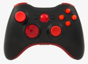 Black And Red Pro Series Xbox 360 Controller With Red - Xbox 360 Black ...