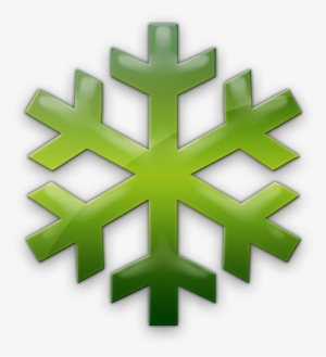 Picture - Green Snowflake PNG Image | Transparent PNG Free Download on ...