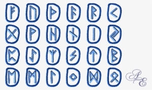 Elder Futhark Runes - Oval PNG Image | Transparent PNG Free Download on ...