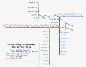 Map 4 Lines Metro Hanoi - Diagram PNG Image | Transparent PNG Free ...
