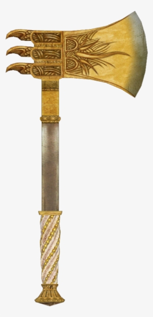 Gold Hatchet - Golden Waraxe PNG Image | Transparent PNG Free Download ...