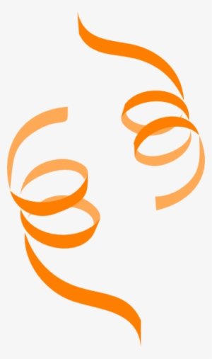 Orange Streamers Clip Art PNG Image | Transparent PNG Free Download on ...