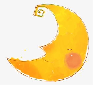 This Graphics Is Simple Moon Transparent Decorative - 月亮 素材 PNG Image ...