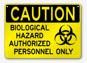 Biological Hazard Safety Sign - Hydrotest In Progress Signage PNG Image ...