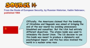 The Following Pages Contain A Number Of Sources Written - Atomic Bomb ...