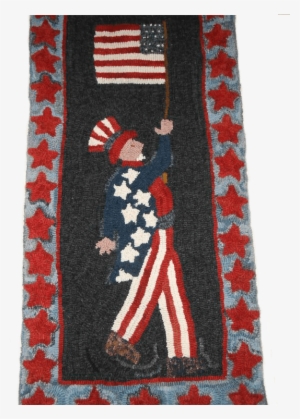 Uncle Sam With Border Hooked By Anonymous - Patchwork PNG Image ...