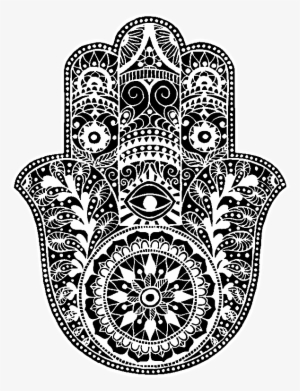 Hamsa Sticker - Circle PNG Image | Transparent PNG Free Download on SeekPNG