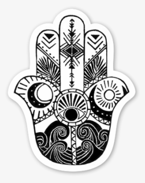 Hand Vector Hamsa - Easy Hamsa Hand Drawing PNG Image | Transparent PNG ...