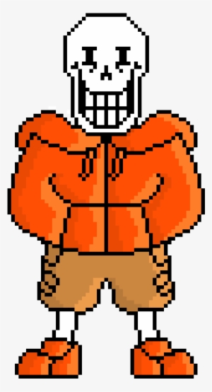 Underswap Papyrus - Underswap Papyrus Pixel Art PNG Image | Transparent ...