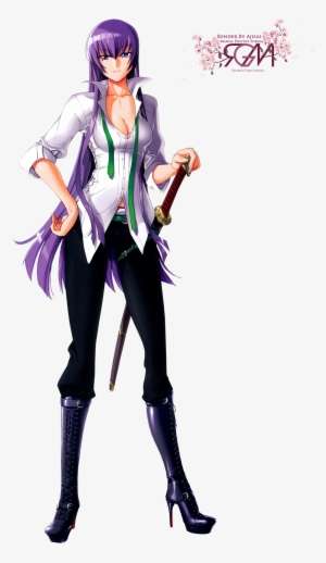 Saeko Busujima Hotd Anime High School, Manga Art, Anime - Highschool Of ...