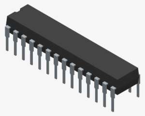 Download Pic24fj64gb002 I/sp - Microchip - 3d Model - Dual In - Atmega ...