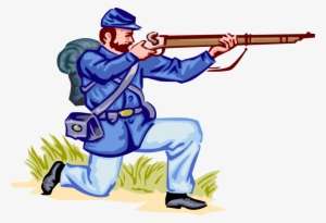 Vector Illustration Of United States Civil War Federal - Animated Civil ...