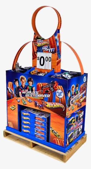 Mattel Hot Wheels - Hot Wheels Cardboard Display PNG Image ...