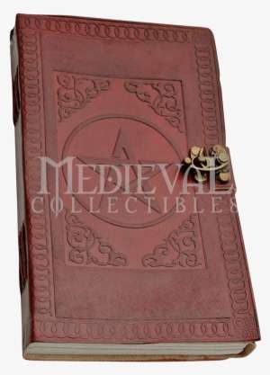 Pentagram Leather Journal With Lock - Knights Templar PNG Image ...