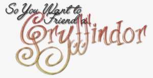 Gryffindor - Calligraphy PNG Image | Transparent PNG Free Download on ...
