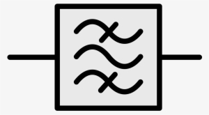 Bandpass Filter Symbol - Band Pass Filter Icon PNG Image | Transparent ...