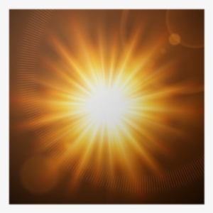Abstraction Light With Lens Flare Background Poster - Sunlight PNG ...
