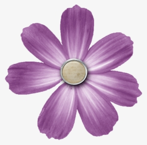 Png Transparent Purple - Scrapbook Png Flower PNG Image | Transparent ...